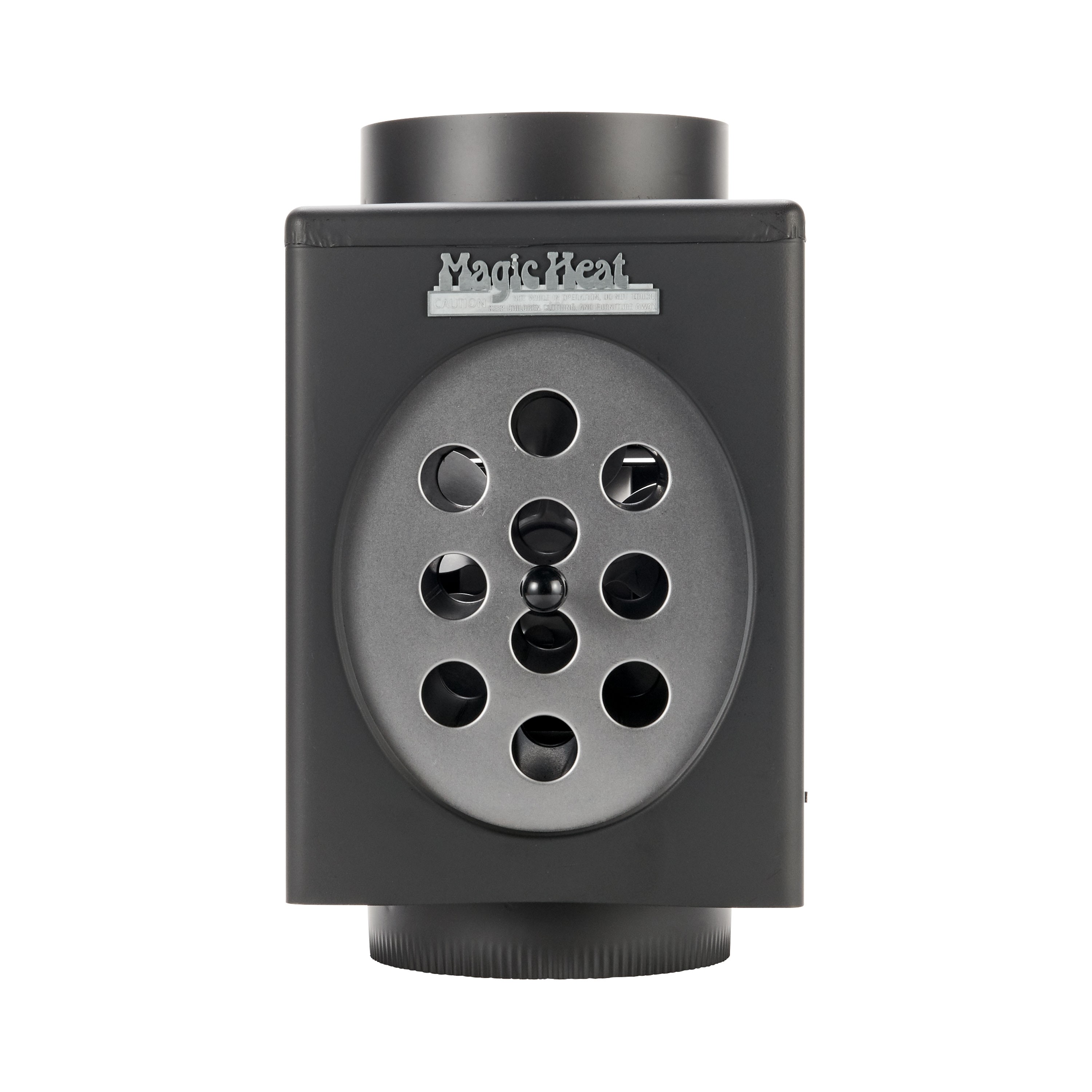 Magic Heat Bottom Crimp Heat Reclaimer for Wood Burning Appliances, 8-Inch